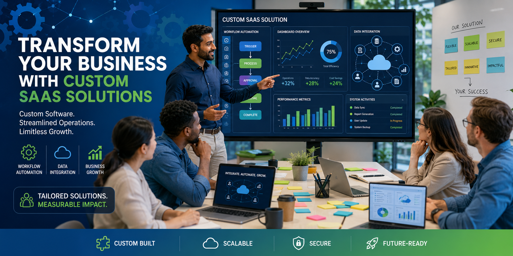 ⚙️Custom SaaS Solutions for Modern Enterprises | GLXY Software